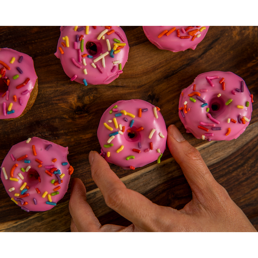 Pink Mini Donuts *Local delivery & pick-up only* - Yvonne's Vegan Kitchen